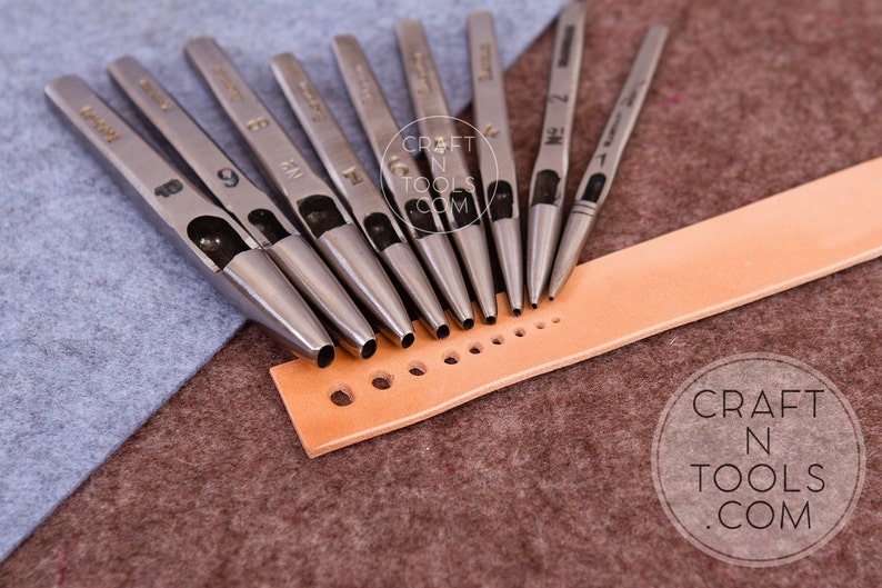 Oval Hole Punch Tools by Vergez Blanchard / Leather Punch Tool ...