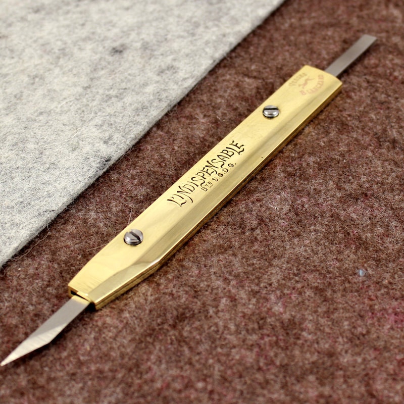 Brass Leather Tool - Etsy