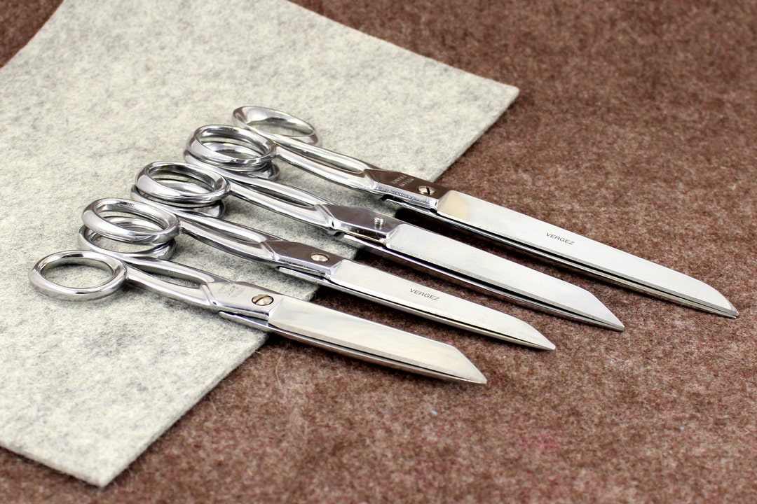 Leather Shears Vergez Blanchard in 4 Sizes/scissors for - Etsy