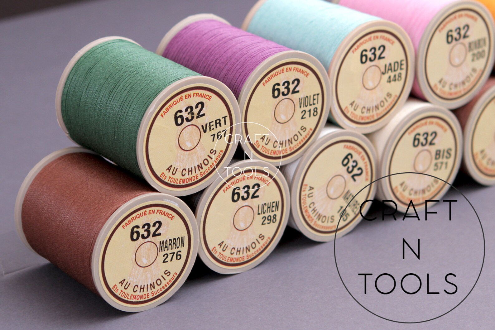 Sajou Fil Au Chinois "lin Cable" Waxed Linen Thread #632 (0.51mm) in 31 ...