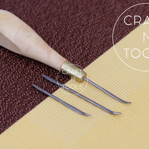 Diamond Lacing AWL With Curved Tip by Vergez Blanchard / Saddlers Awl ...