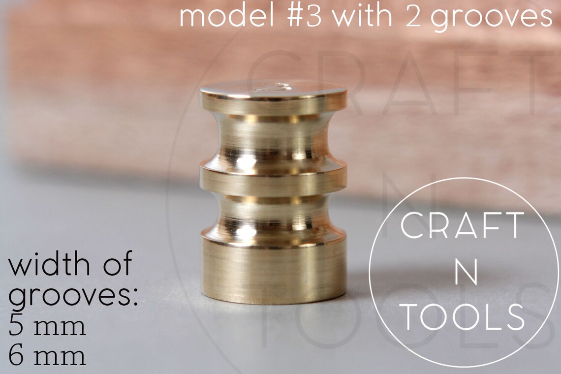 Leather Edge Burnisher N3 With 2 Grooves/leather Burnishing | Etsy