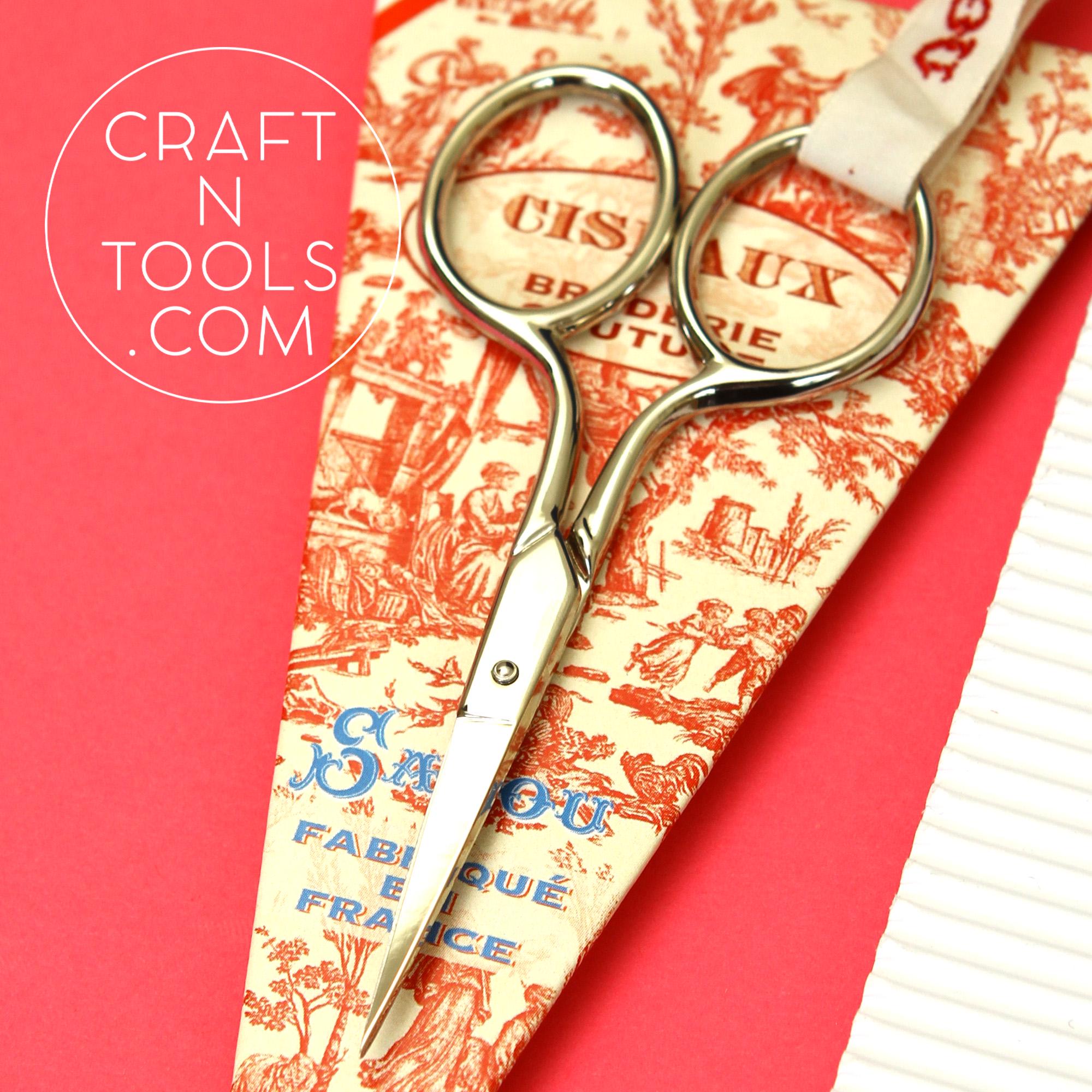 Arcy Model - Nickel-plated Embroidery Scissors by Sajou. Needlecraft ...