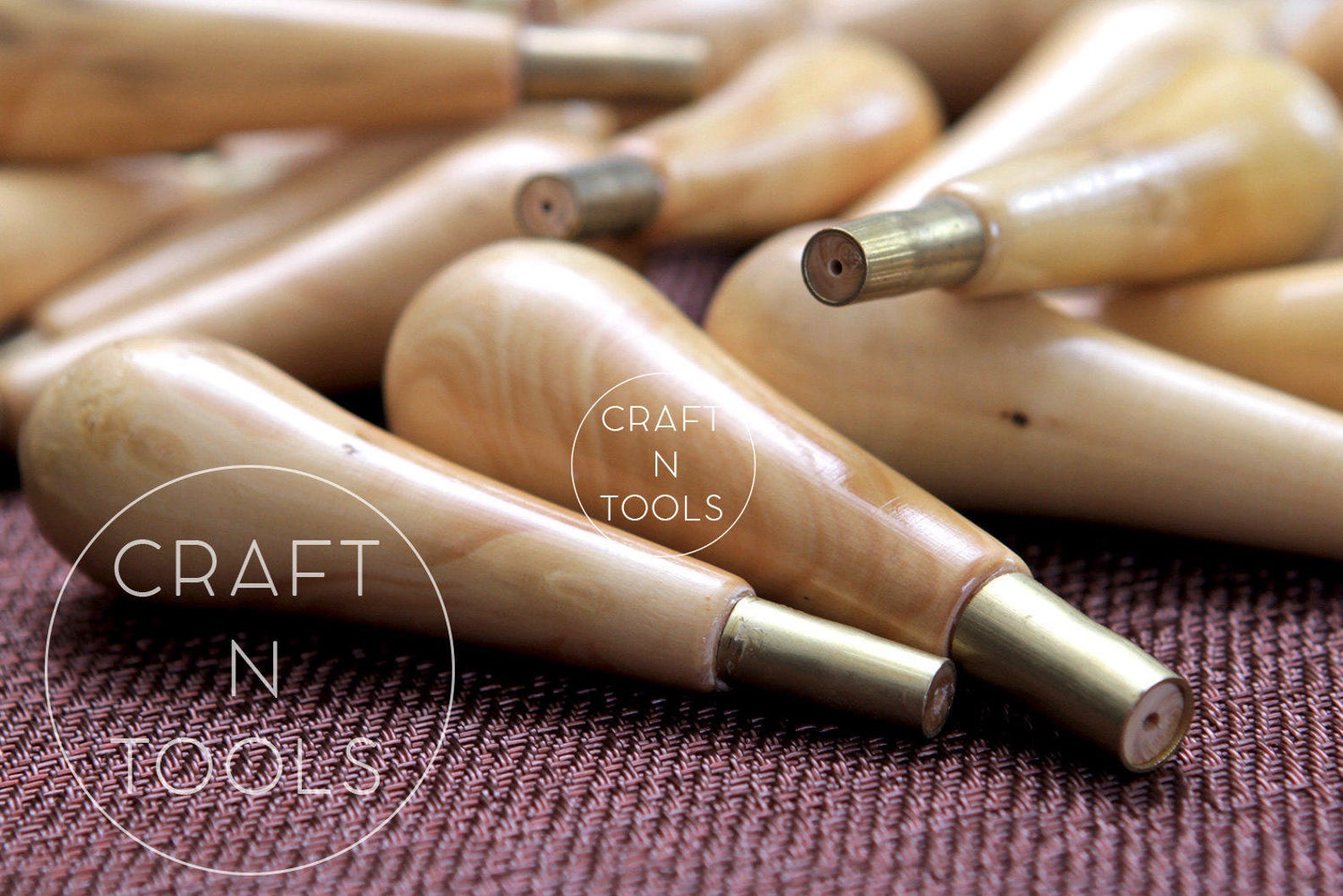 Leather Awl Wooden Handle Vergez Blanchard/round Awl | Etsy