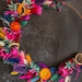 Dried Flower Hoop. A Metallic Hoop Hand Decorated With Dried Flowers ...