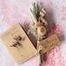 Dried Flower Mini Posy, Miniature Bouquet, Pink and Lavender. Perfect ...