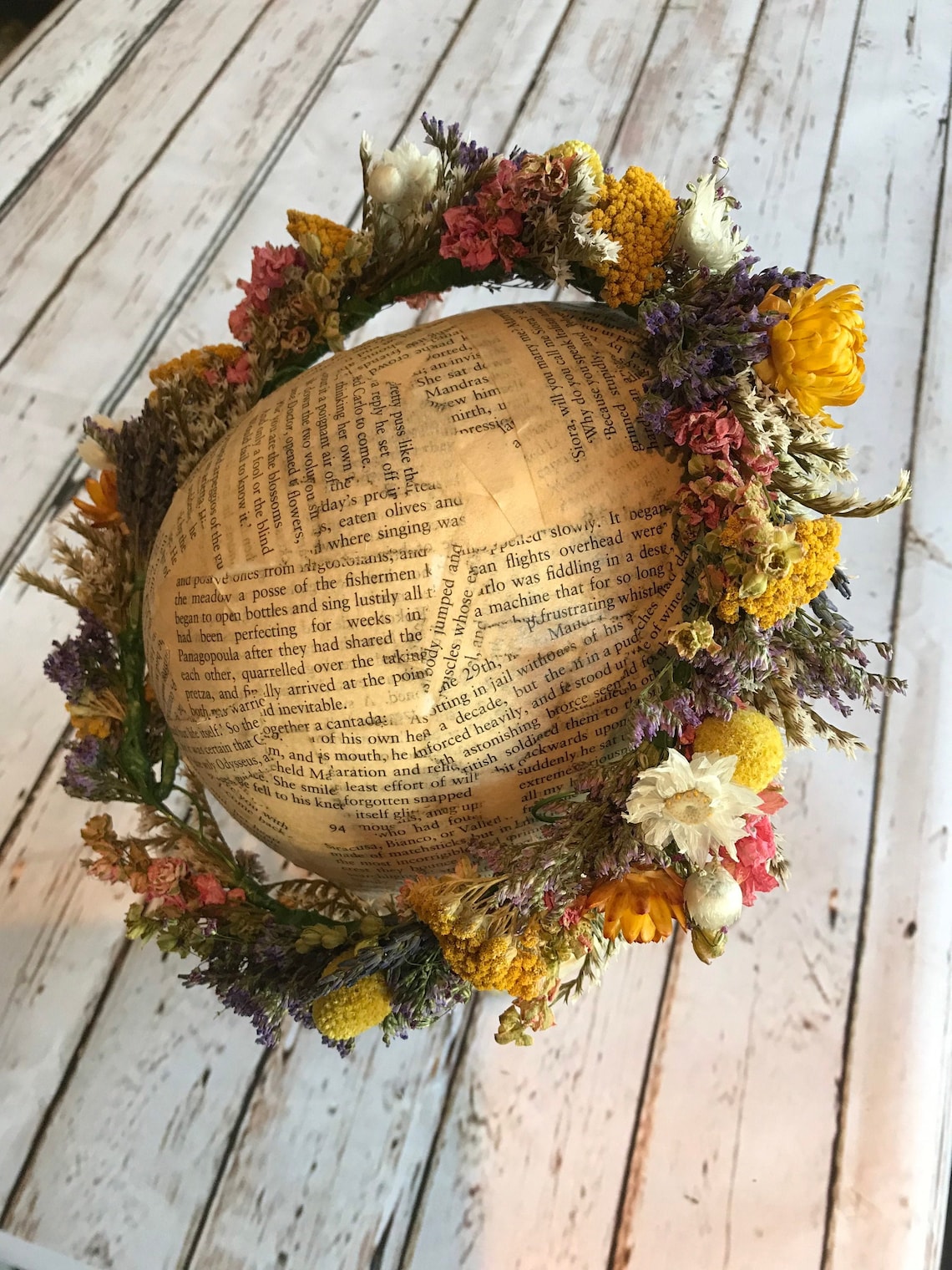 Dried Flower Crown Kit. A make your own floral crown kit with | Etsy