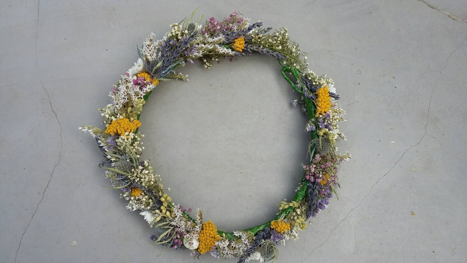 Beautiful Bespoke Handmade Floral Crown. Wide Full Style - Etsy