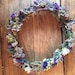 Dried Flower Crown Purple Thistle Garland Wedding Hair - Etsy