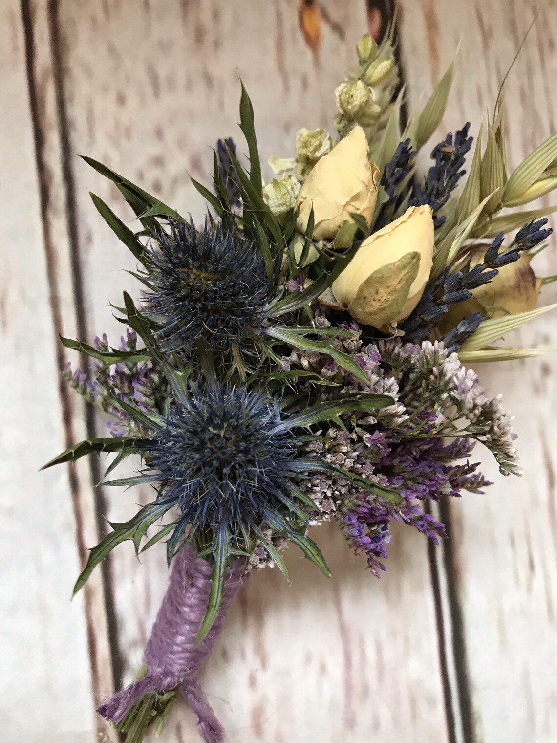 Beautiful ROSEBUD & THISTLE Bespoke Wedding Buttonholes. Made | Etsy