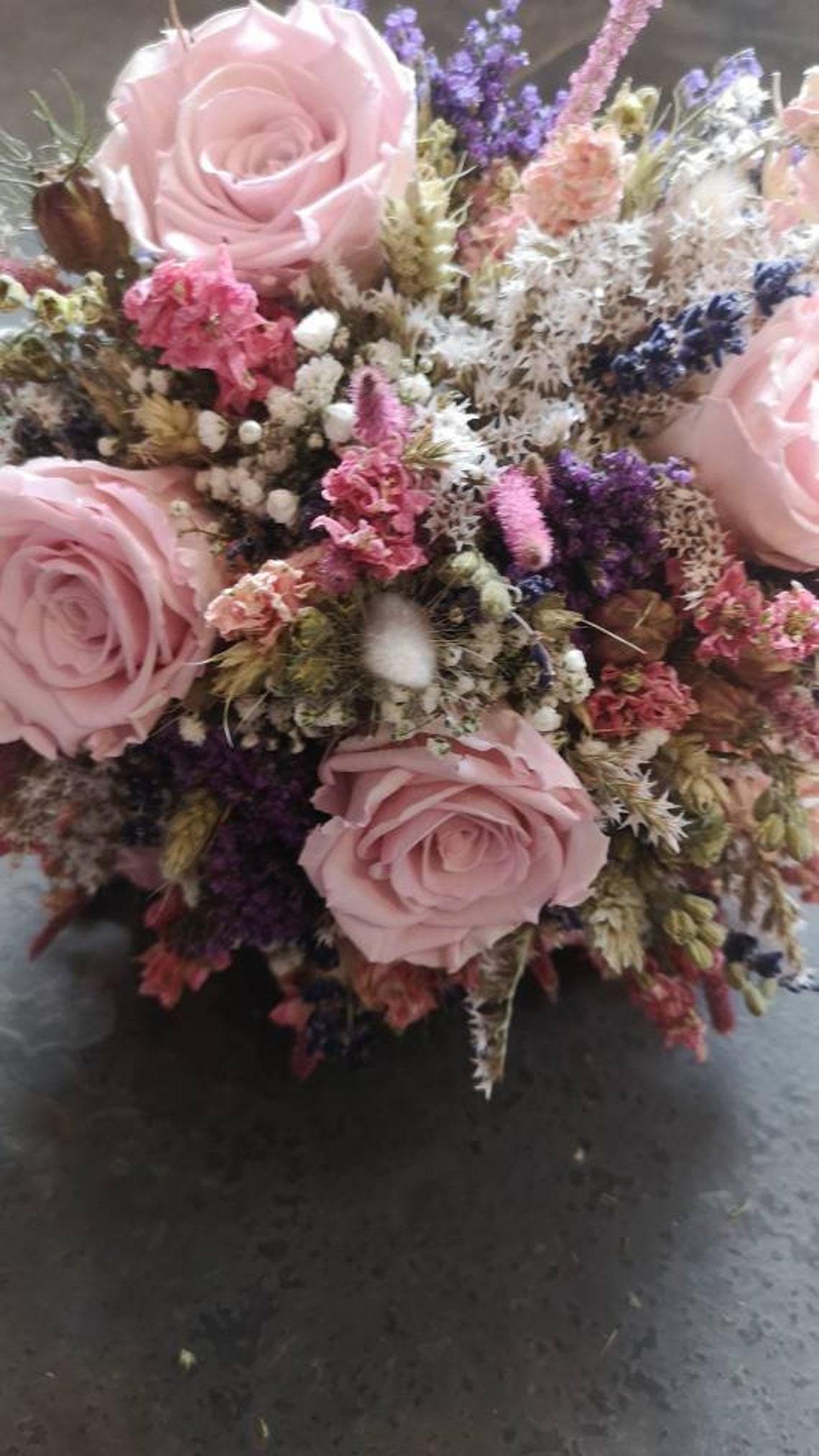 Dried Flower Bouquet Summer Spring Wedding. Bride Bridesmaid. - Etsy UK