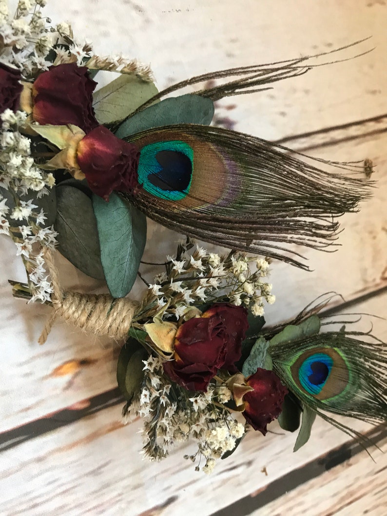 Beautiful Bespoke Wedding Buttonholes. Made From Preserved - Etsy UK