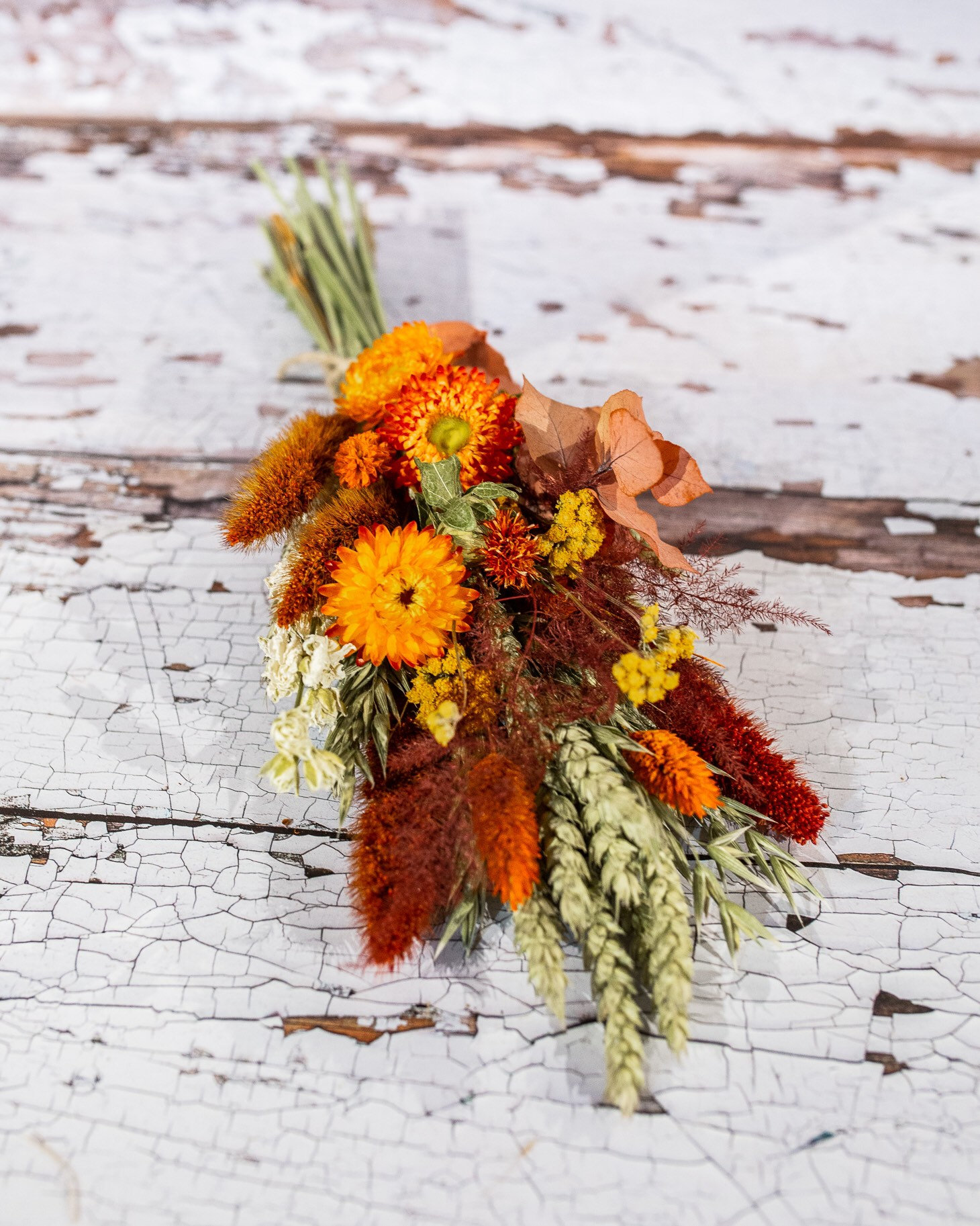 Yellow Dried Flowers. Grab and Go Bouquet. A Bunch of Dried - Etsy