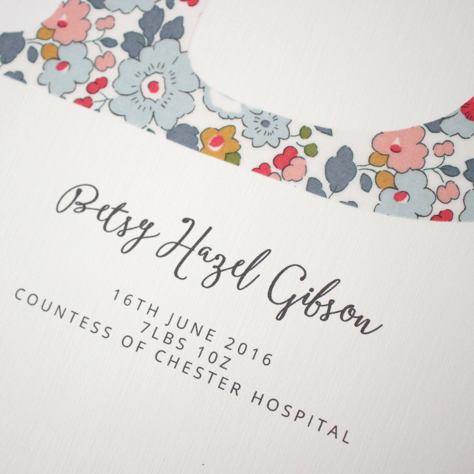 Liberty Monogram Nursery Print | Etsy