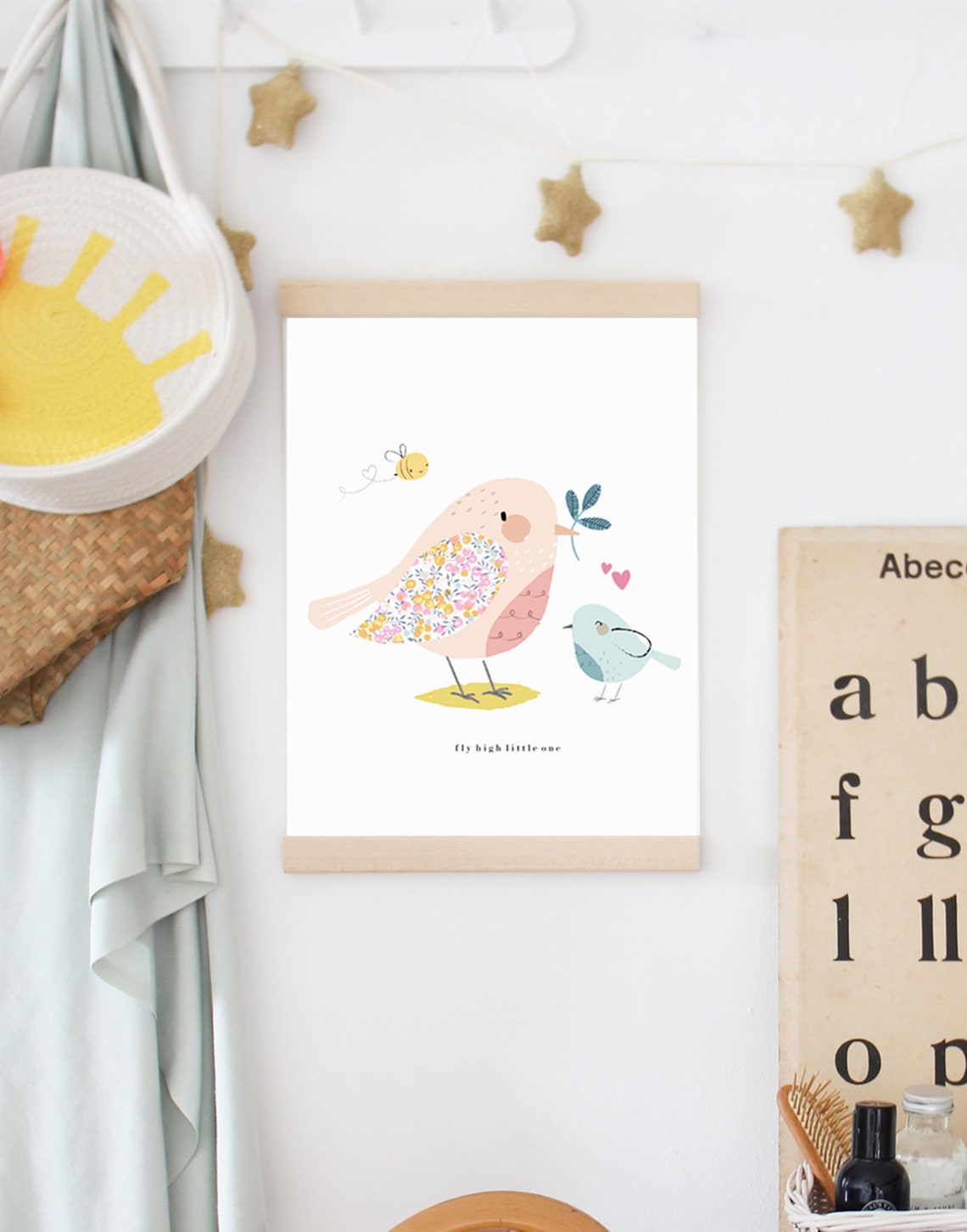 Liberty Bird Nursery Print | Etsy