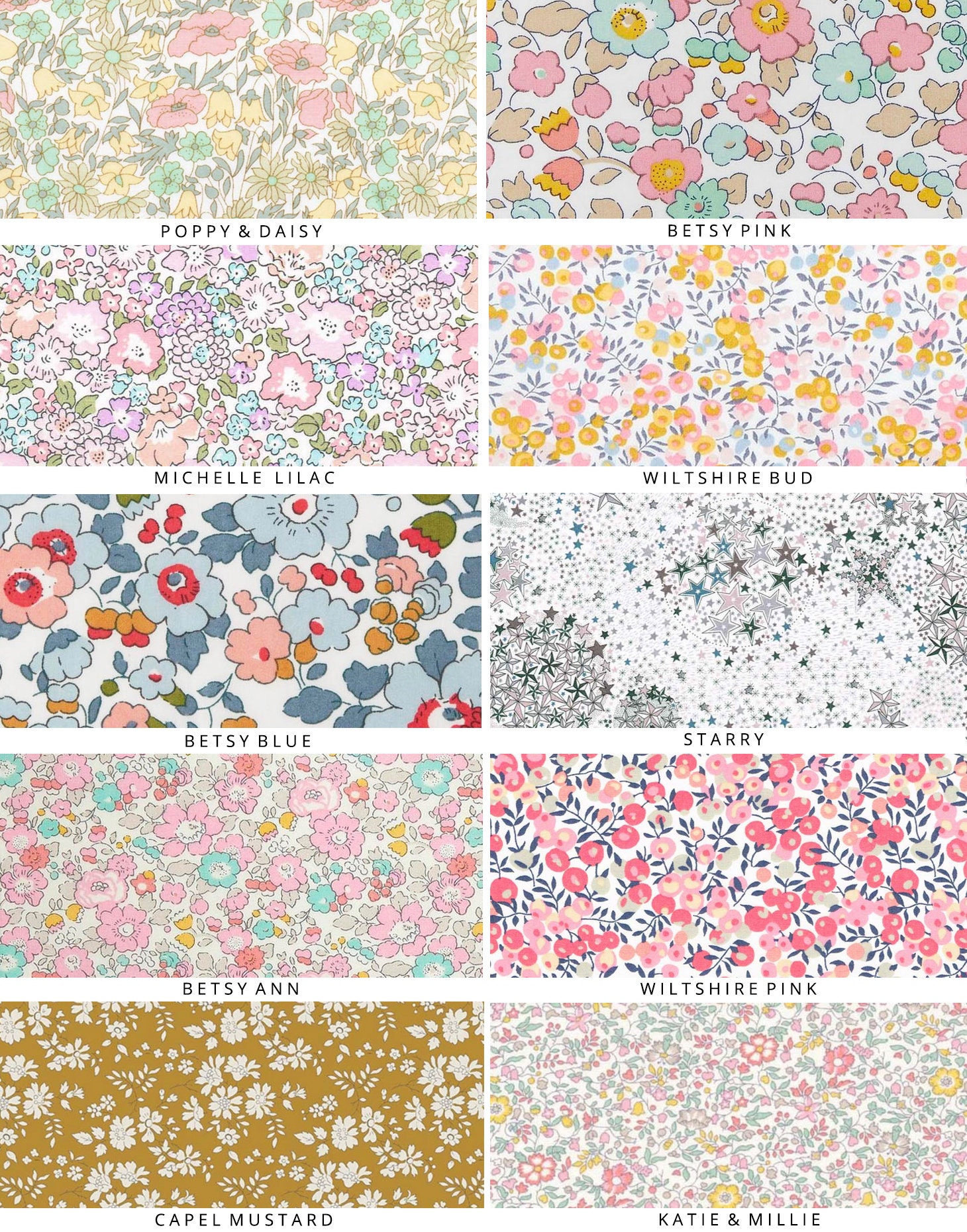 Liberty Monogram Nursery Print | Etsy