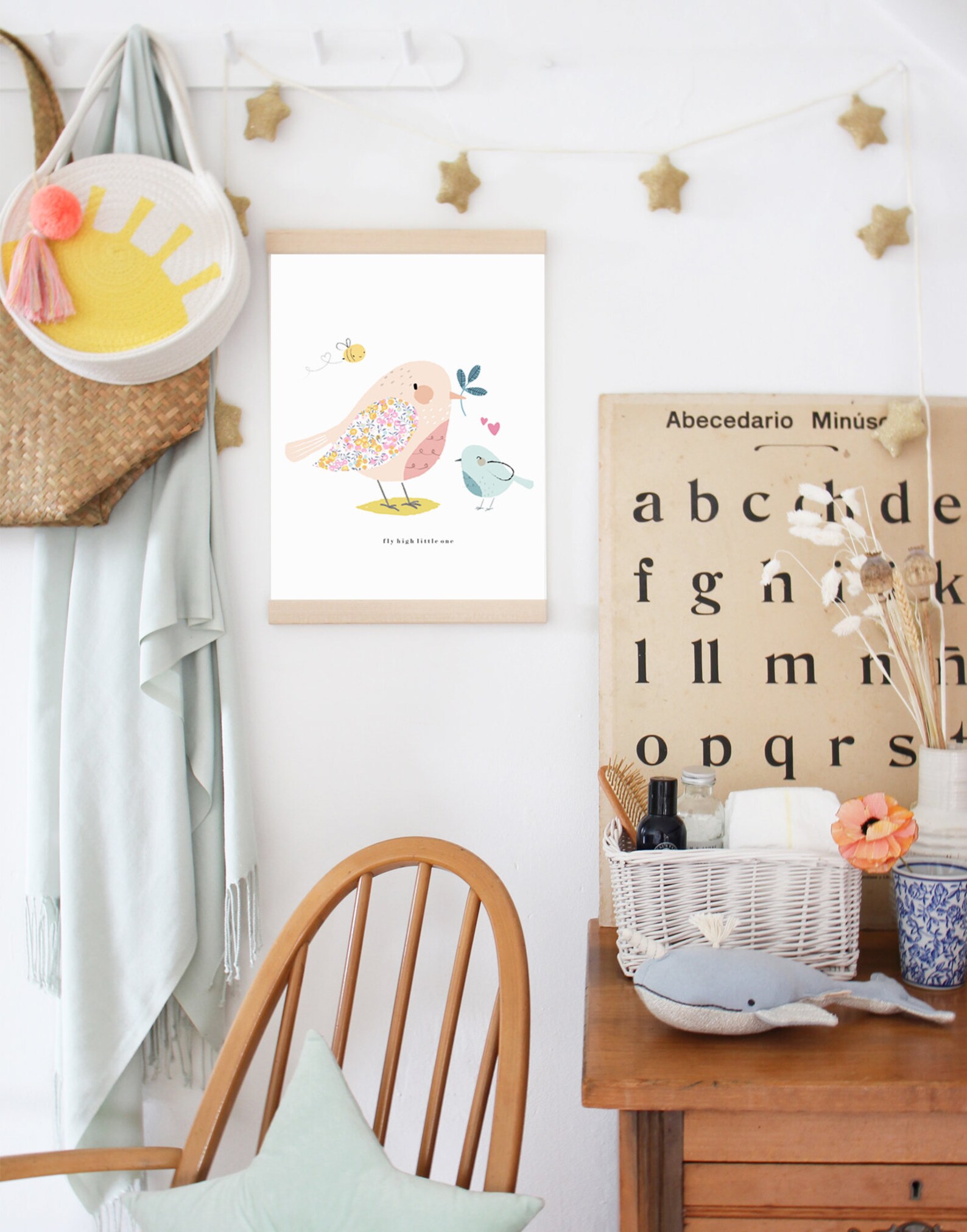 Liberty Bird Nursery Print | Etsy