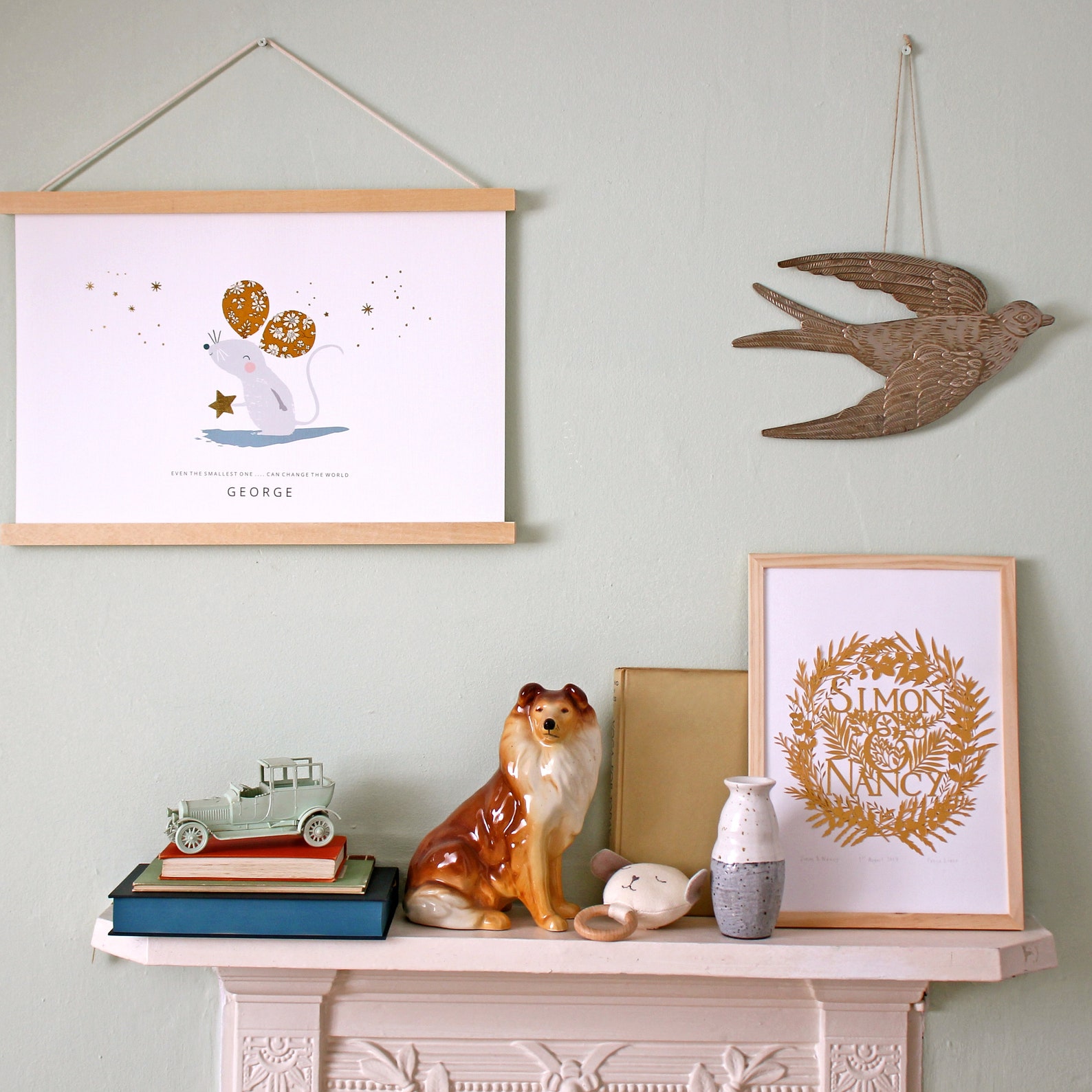 Liberty Mouse Nursery Print - Etsy UK