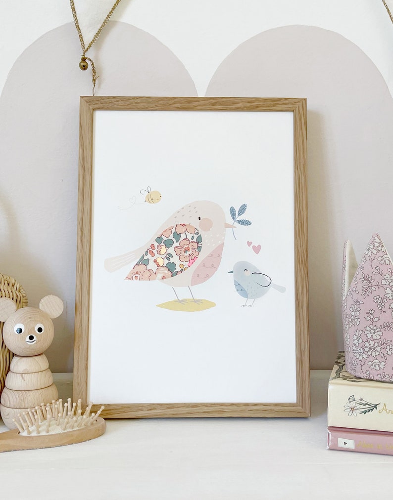Liberty Bird Nursery Print | Etsy