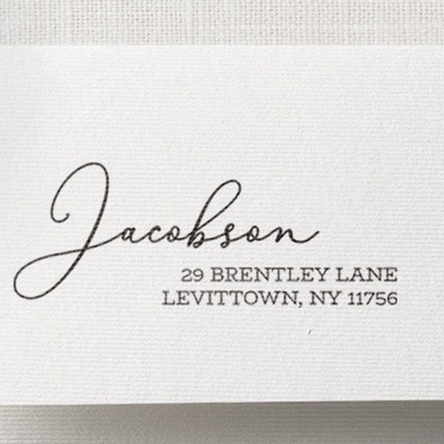 Family Return Address Stamp Personalized Address Stamp | Etsy