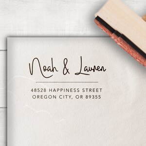 Return Address Stamp, Wedding Return Address Stamp, Custom Address ...