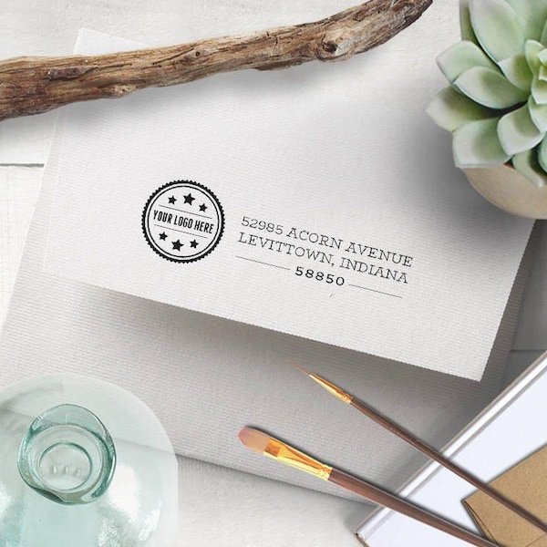 Business Card Stamp - Etsy