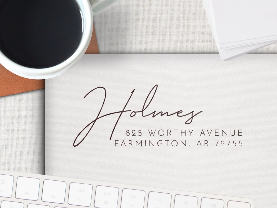 Address Stamp Self Inking Address Stamp, Return Address Stamp Custom ...