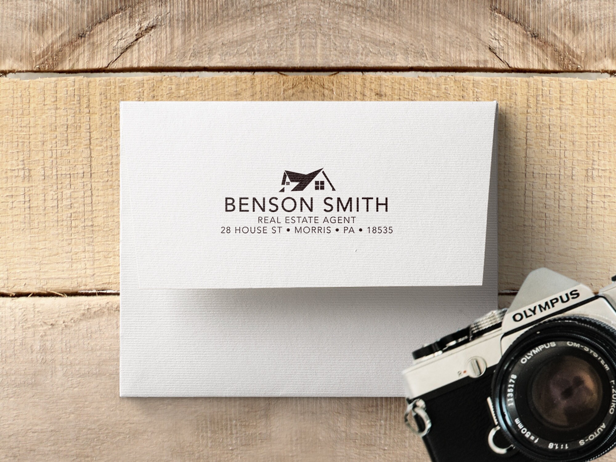Address Stamp Real Estate, Self Inking or Wooden Realtor Stamp, Real ...