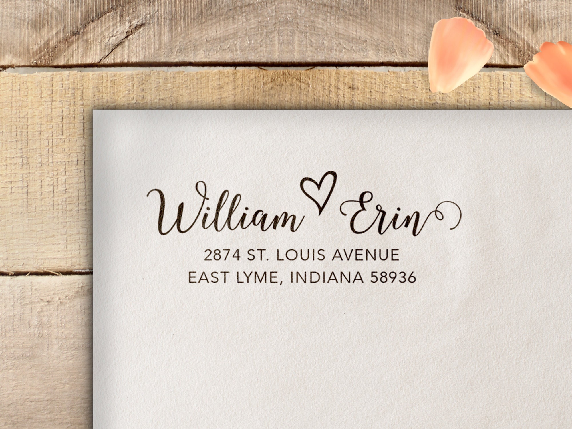 Self Inking Return Address Stamp Wedding Stamp Return To | Etsy