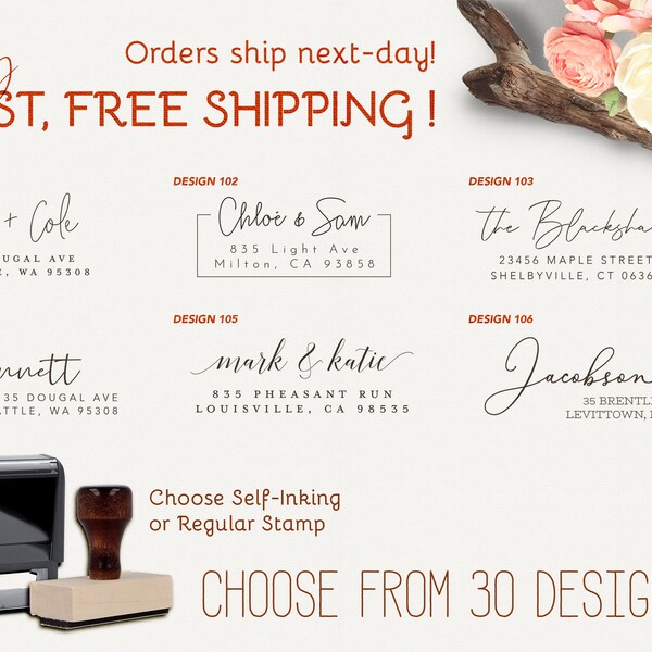 Stamp Address - Etsy