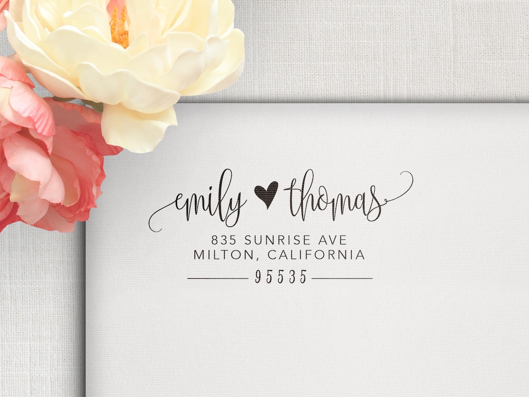 Wedding Invite Stamp Wedding Invitation Stamps, Return Address Stamps ...