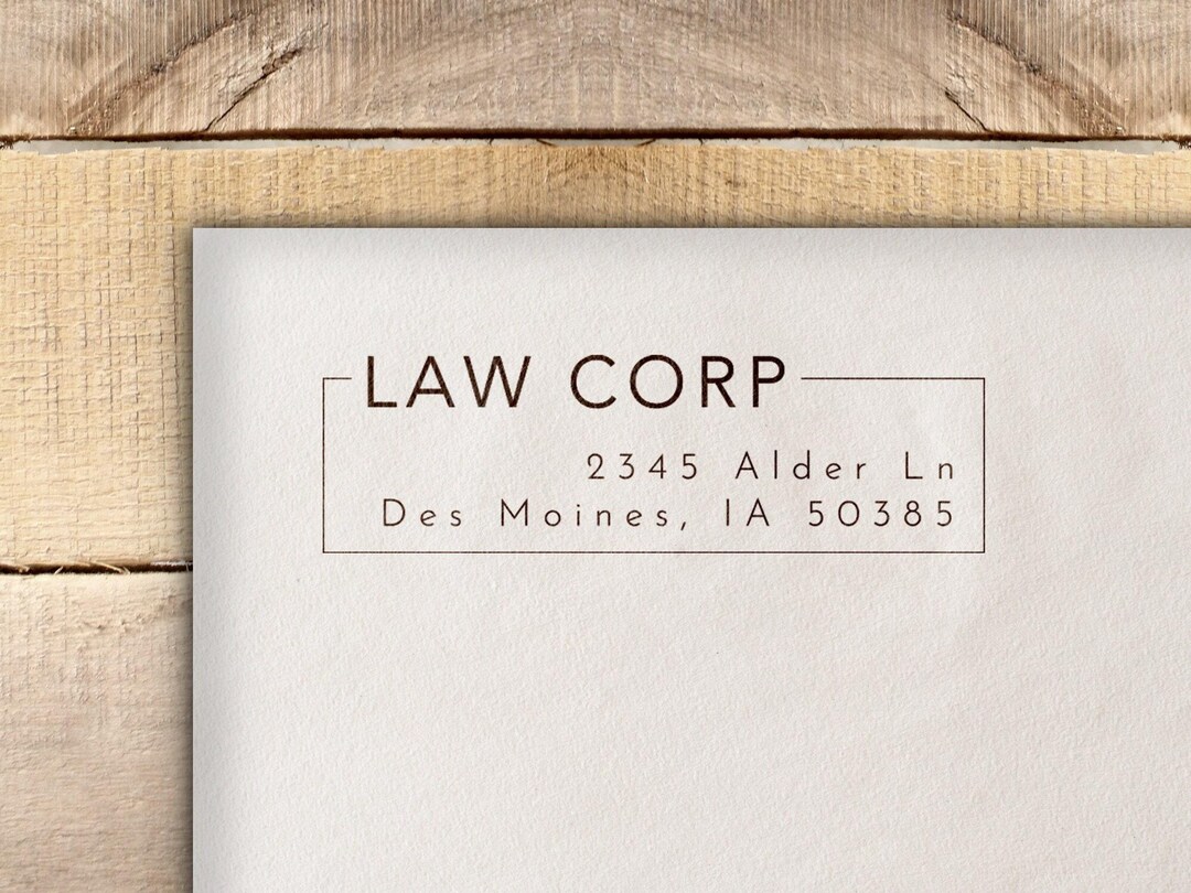 Business Address Stamp, Custom Stamp for Business, Company Address ... Business Address Stamp, Custom Stamp for Business, Company Address ...