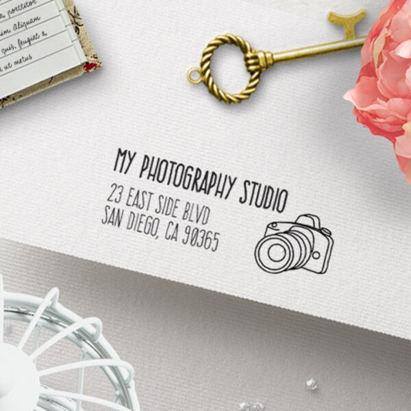 Camera Stamp - Etsy