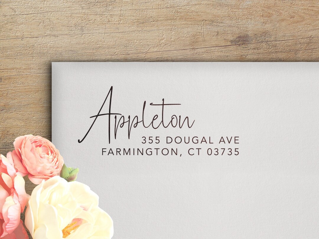 Address Stamp Self Inking, Self Inking Address Stamp, Return Address ...