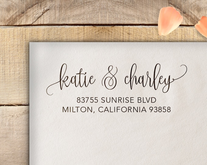 Address Stamp Self Inking Return Address Stamp Rubber | Etsy