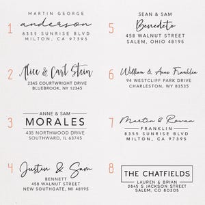Address Stamp First Names and Last Name | Self Inking Address Stamp for ...