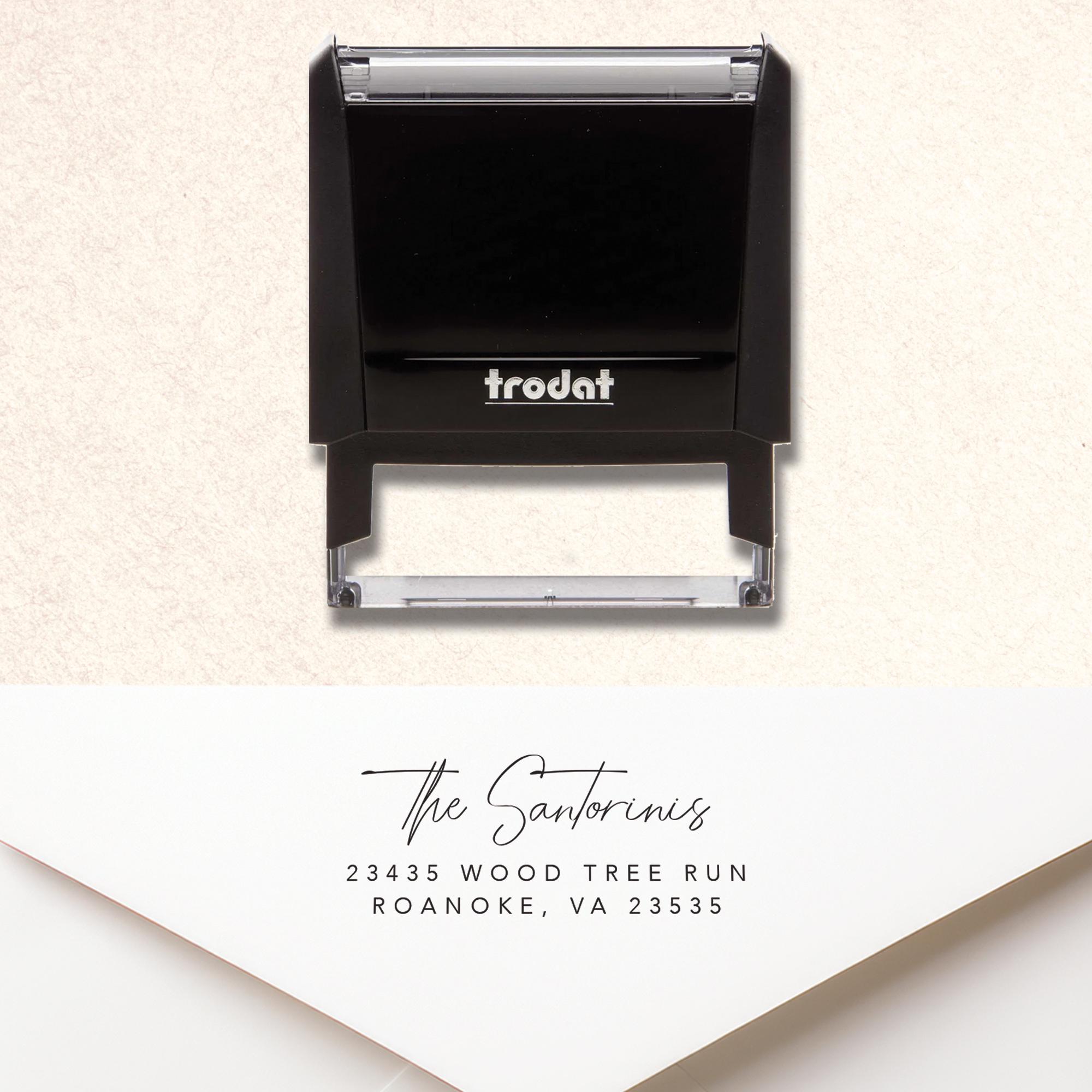 Self Inking Custom Address Stamp, Personalized Return Address Stamp ...