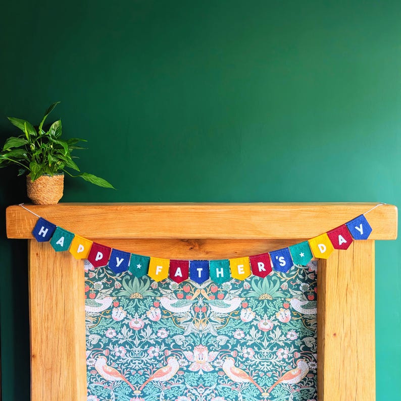 Happy Father's Day Bunting: Banner for Dad - Etsy