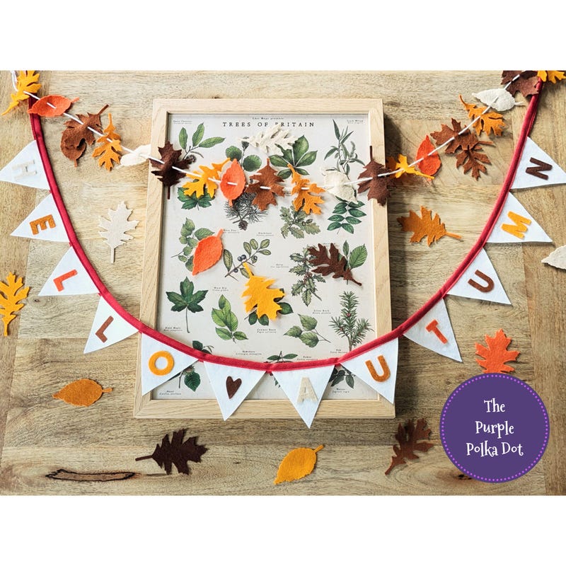 Autumn Bunting - Etsy