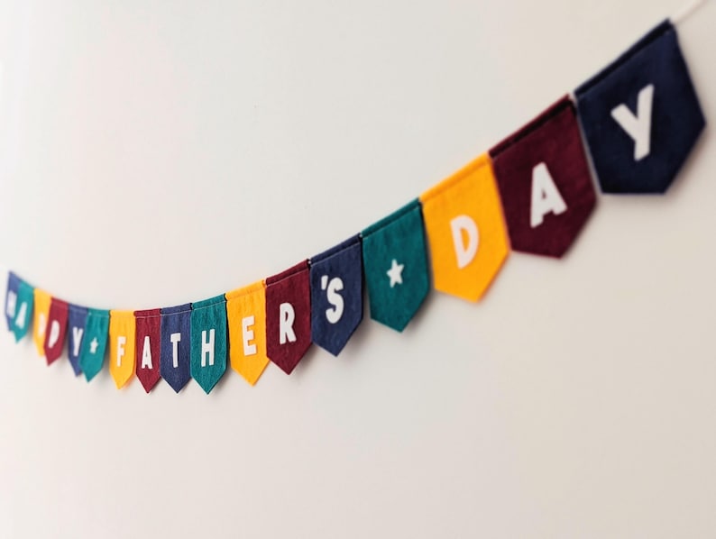 Happy Father's Day Bunting: Banner for Dad - Etsy