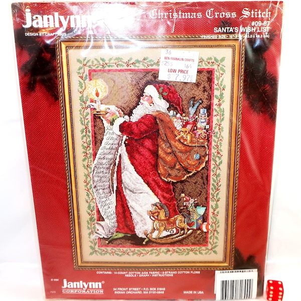 Janlynn Christmas Cross Stitch - Etsy