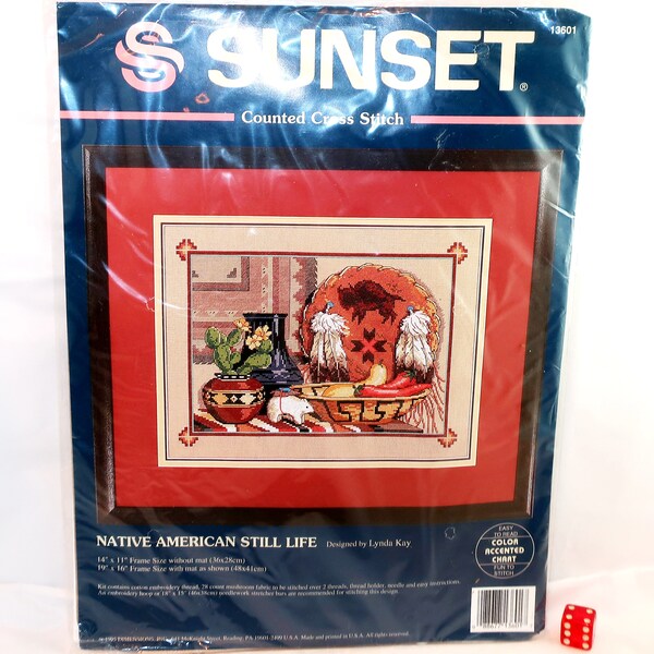 Cross Stitch Native American Still Life - Etsy
