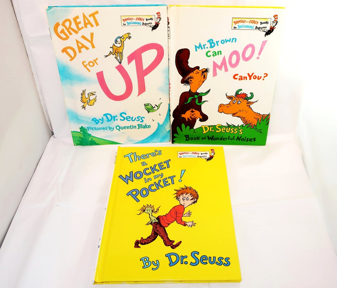Dr. SEUSS BRIGHT & EARLY Vintage Books for Beginning Readers Choose ...