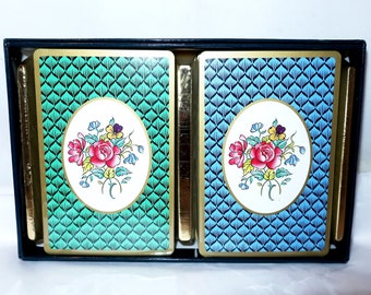 Vintage Congress Designer Series BRIDGE Playing Cards SET W/ Score Pad ...