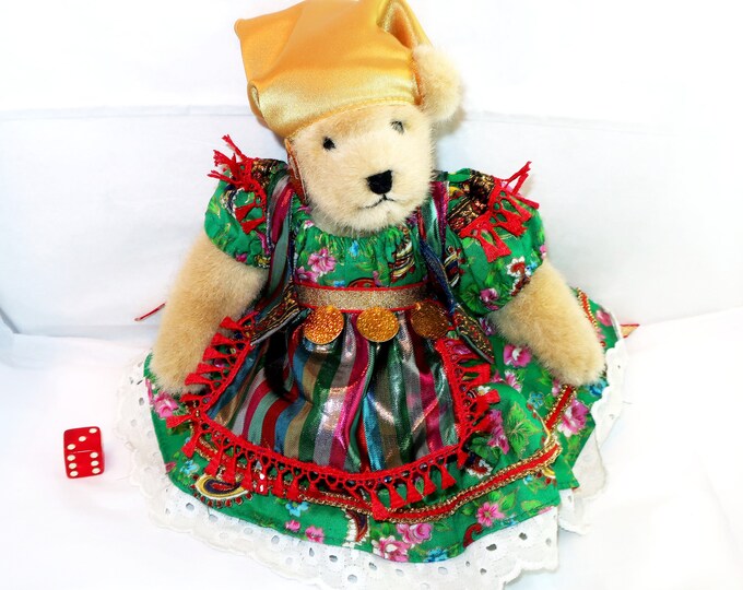 GYPSY FORTUNE TELLER 8 Inch Muffy Vanderbear 4322 Stuffed Golden Fur ...