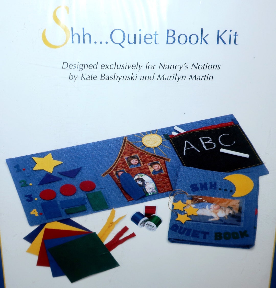 QUIET BOOK KIT by Nancys Notions Portable Busy Quiet Kid Activity ...