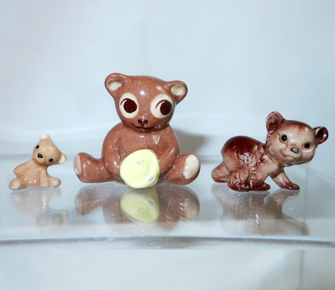3 HAGEN RENAKER BEARS Baby A30 Cub Brother A397 Little Brother Teddy ...