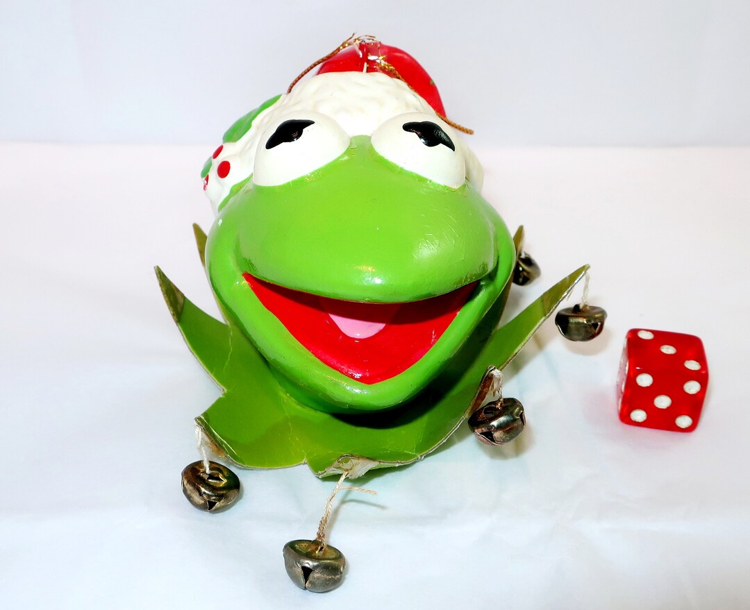 1979 MISS PIGGY ANGEL Muppet 2 Christmas Ornaments Set Henson - Etsy