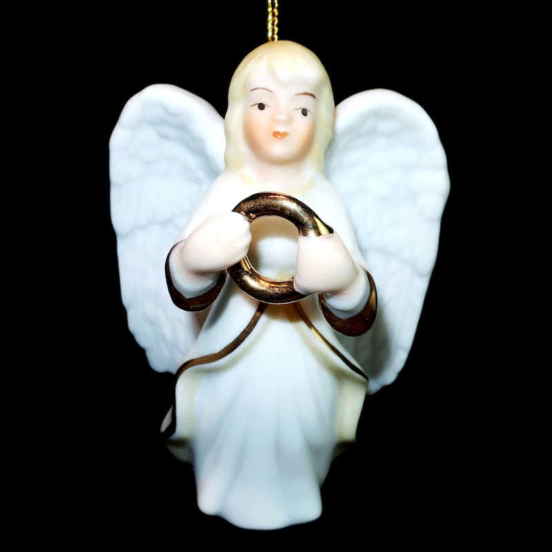 White Ceramic Angels - Etsy
