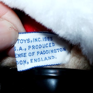 1983 SANTA PADDINGTON BEAR by Eden Stuffed Furry Plush Red - Etsy